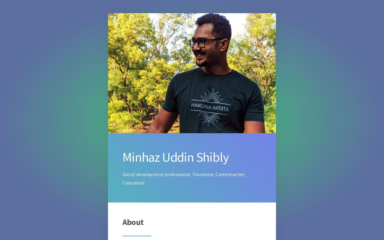 Minhaz Uddin Shibly